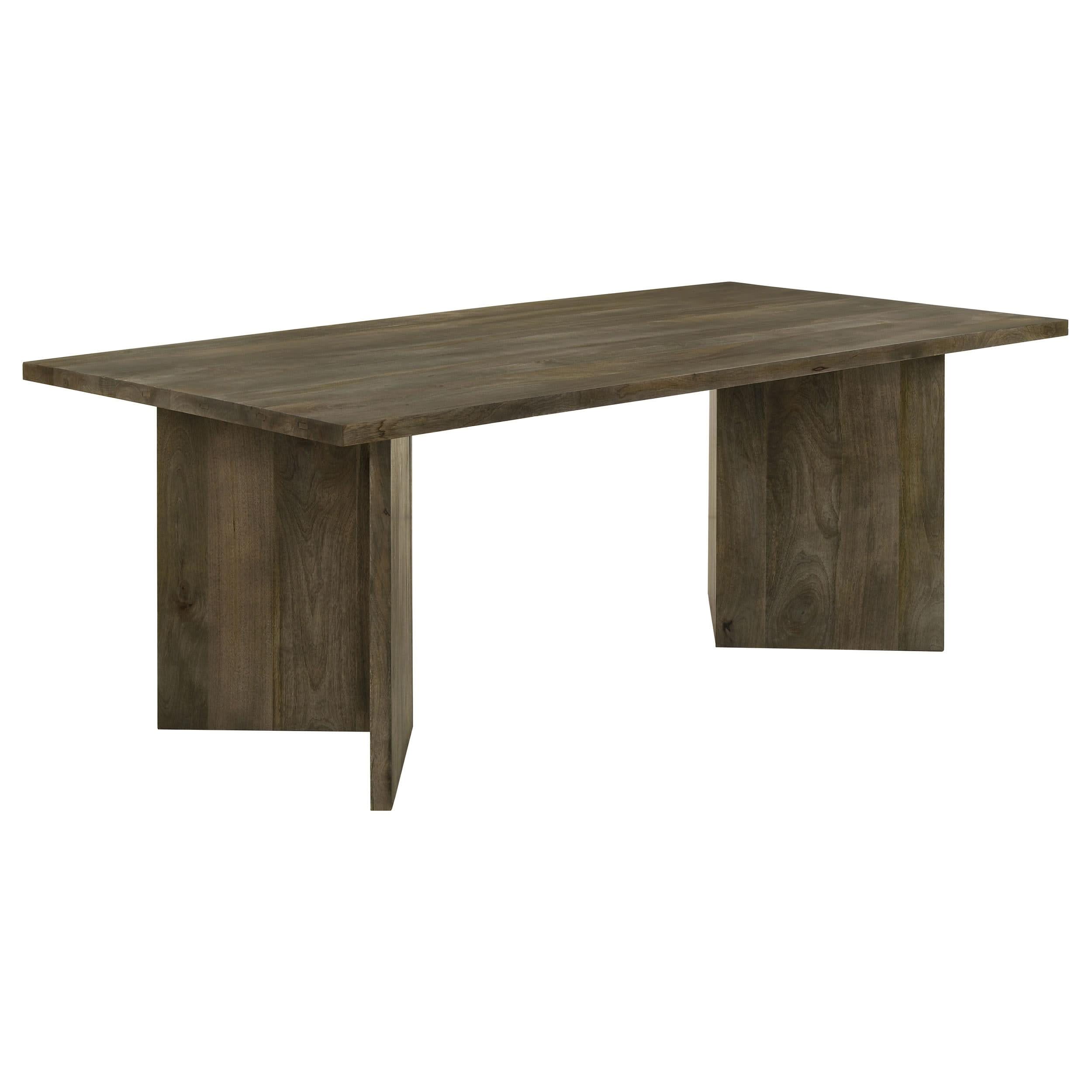 Tyler 80-inch Solid Wood Dining Table Mango Brown – Mikano Furniture