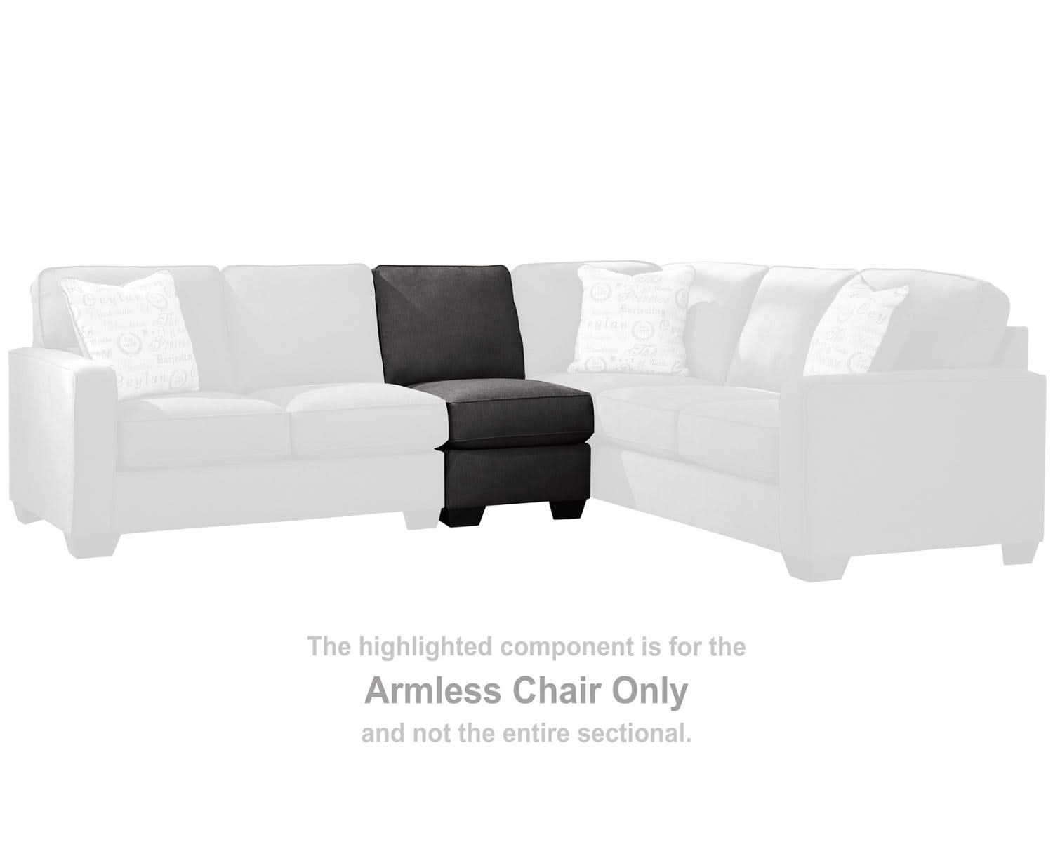 Alenya Armless Chair – Mikano Furniture