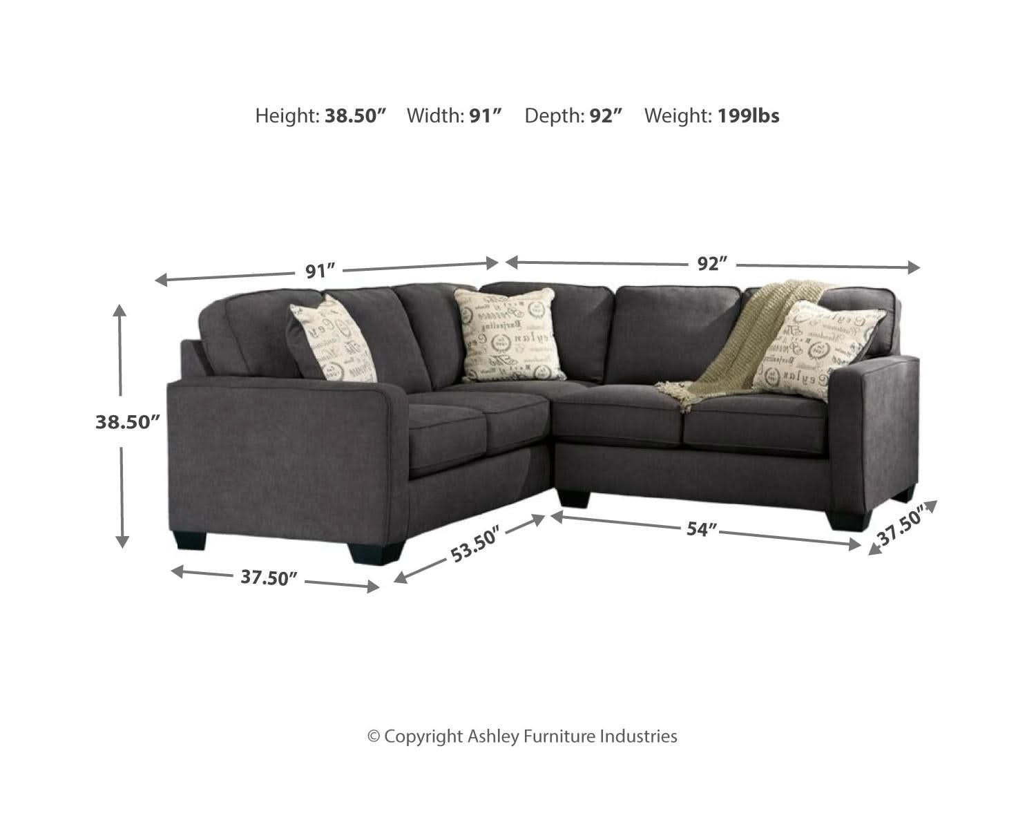 Alenya 2-Piece Sectional – Mikano Furniture